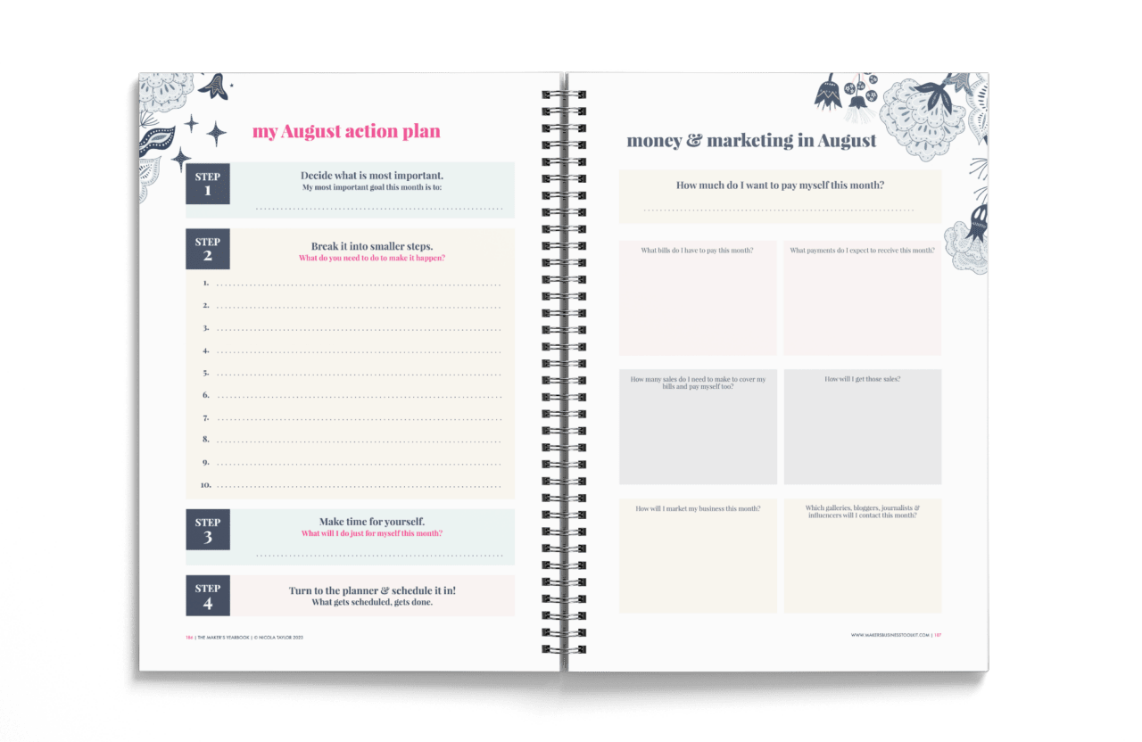 The Maker's Yearbook: A 2023 Planner for Artists and Makers