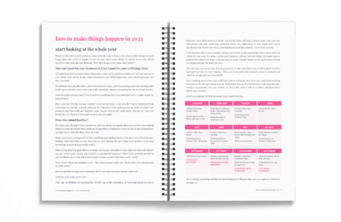 Planner for Artists and Makers: The 2025 Maker's Yearbook