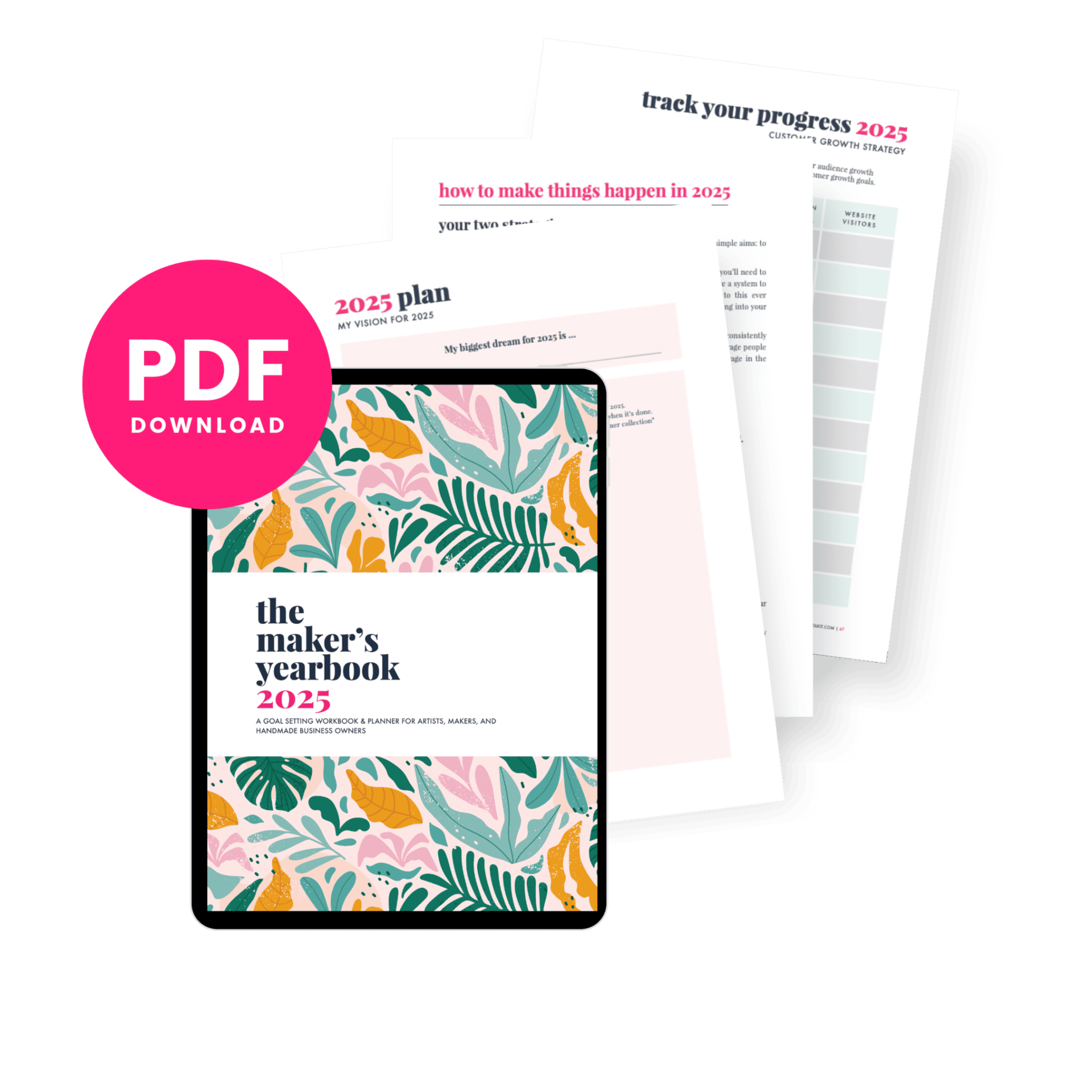 Planner for Artists and Makers: The 2025 Maker's Yearbook